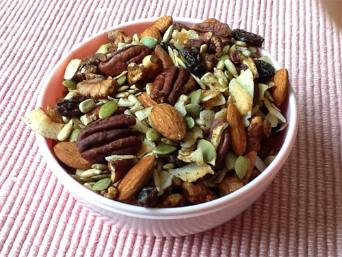 Free Coconut Recipes Cinnamon Almond Walnut Pecan Coconut Raisin Trail Mix