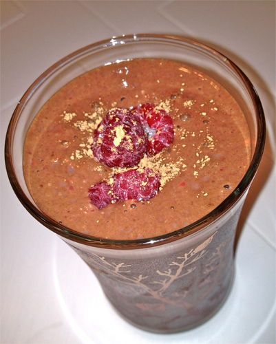Free Coconut Recipes Dark Chocolate Raspberry Custard Smoothie